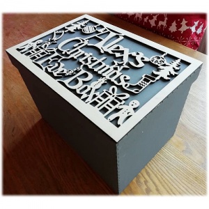 Personalised Christmas Eve Box in Birch Plywood